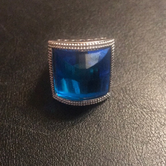 Jewelry | Beautiful Blue Stone Cut To Reflect The Light So Well | Poshmark